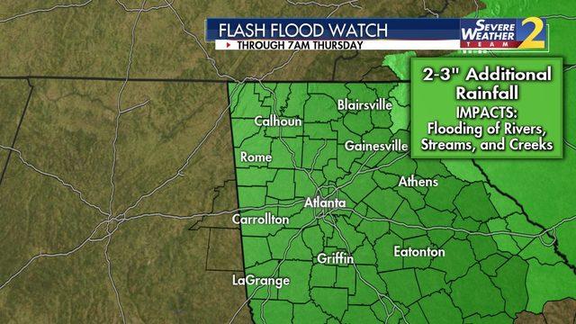 Flood watches and warnings for Athens, NE Ga – WGAU