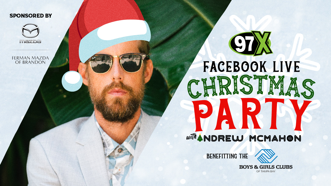 The 97X Facebook Live Christmas Party with Andrew McMahon! – 97X