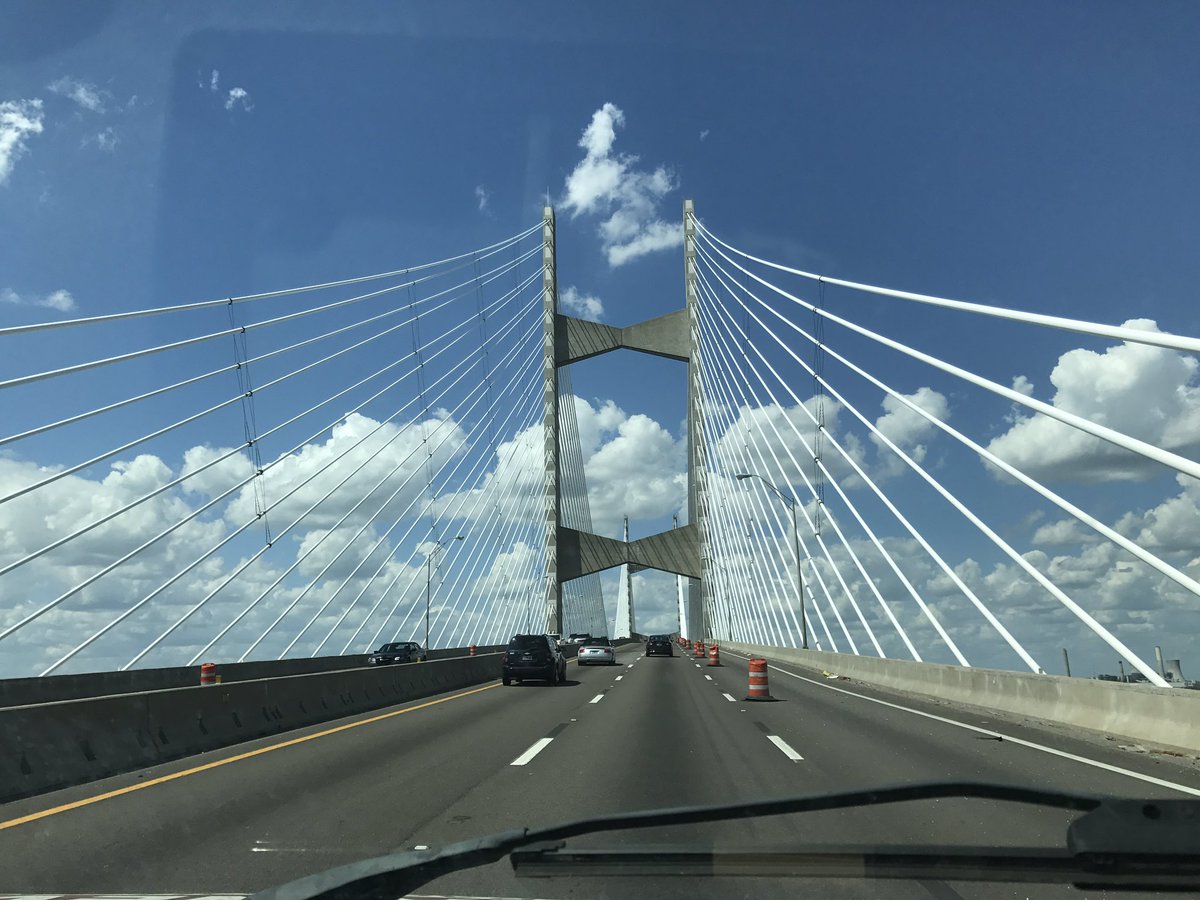 Ongoing maintenance on Dames Point Bridge behind schedule – 104.5 WOKV