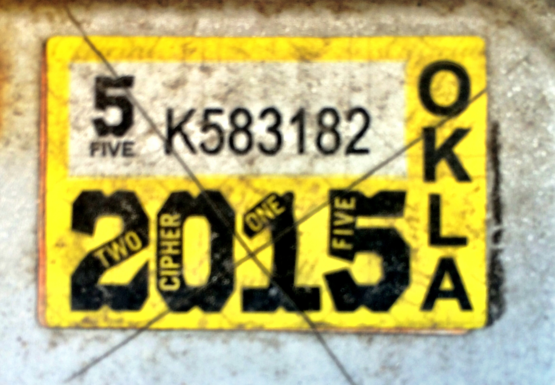 Thieves targeting license plate stickers – 102.3 KRMG