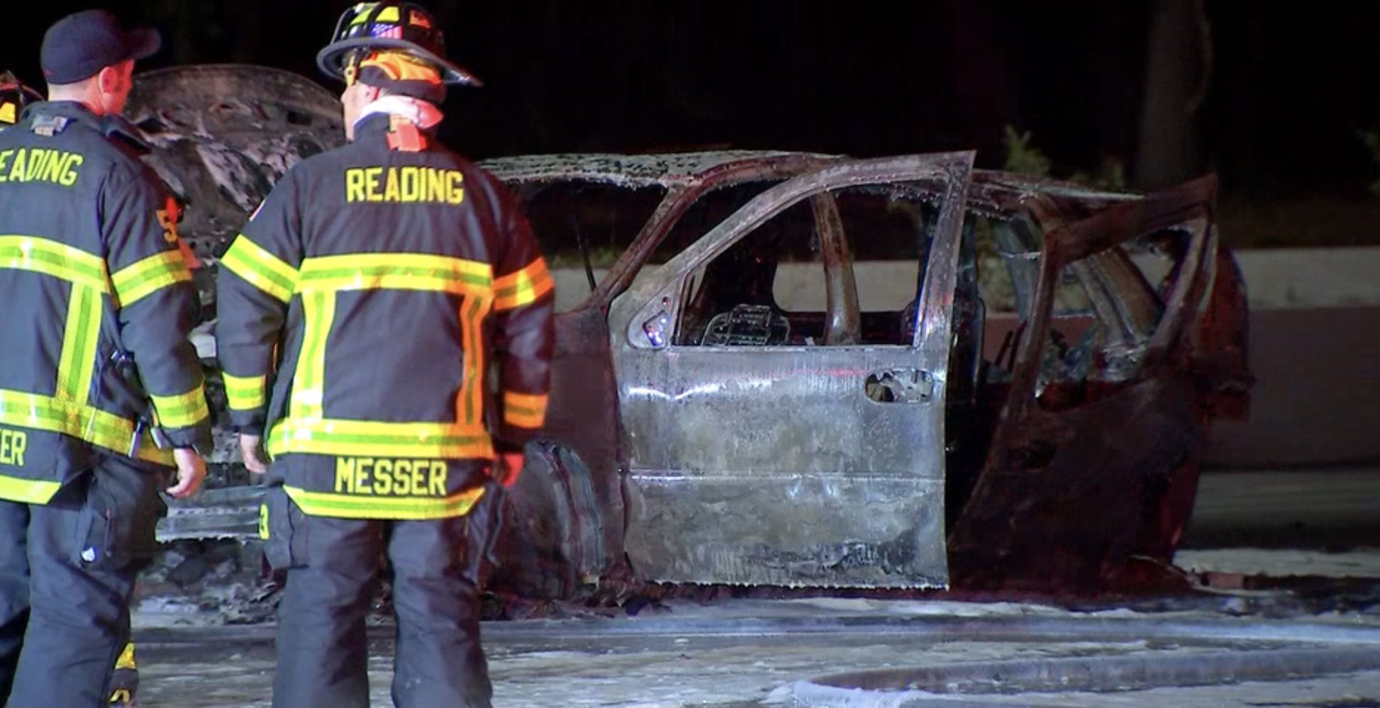 3 people injured after car crash, fire on I-95 in Reading – Boston 25 News