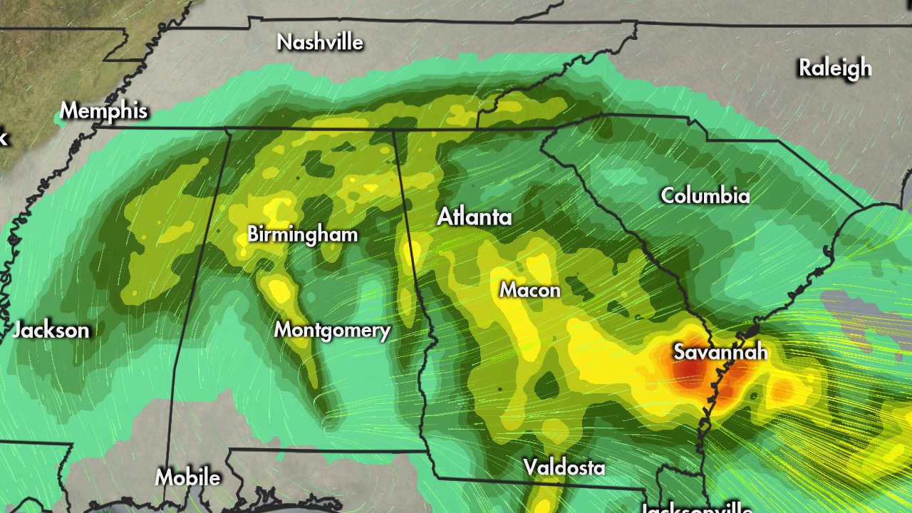 Rain, Round 2 for Athens, NE Ga – WGAU