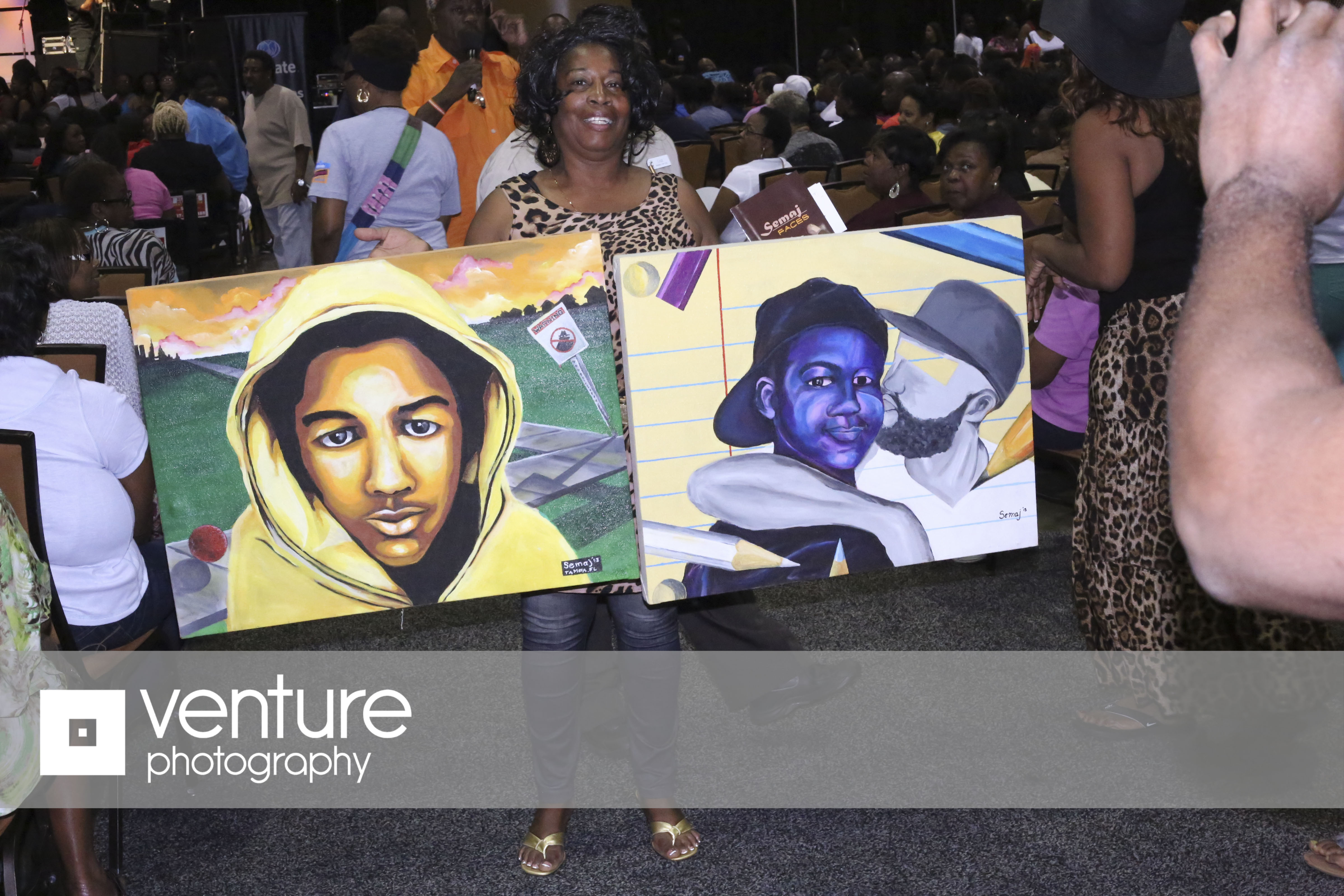 Trayvon Martin's parents at Tom Joyner town hall – WDBO