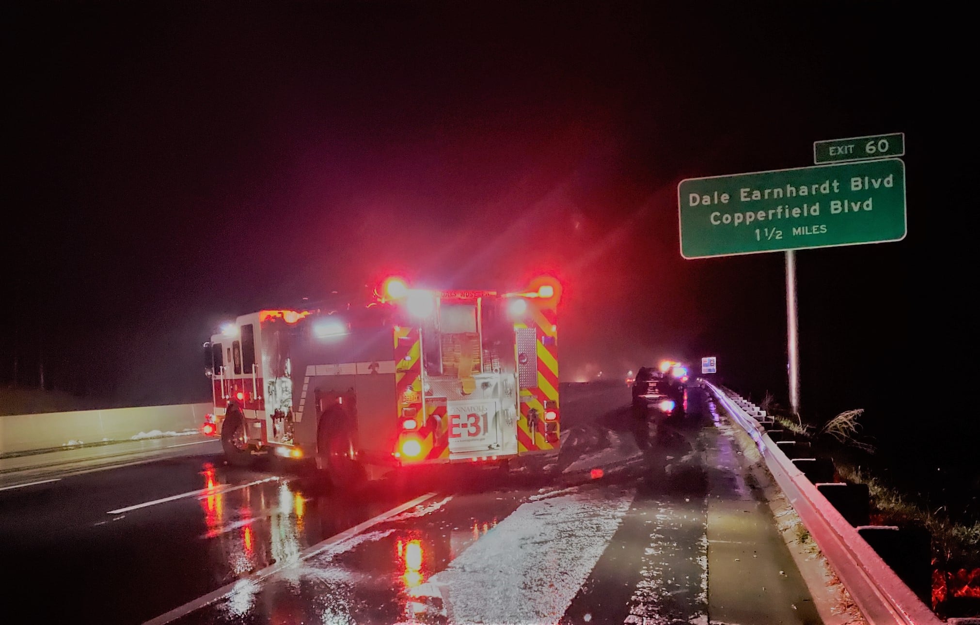 Wrong-way driver narrowly misses Kannapolis firefighters responding to ...