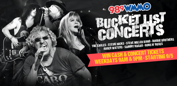 BUCKET LIST CONCERTS & BUCKETS OF CASH! – WMMO