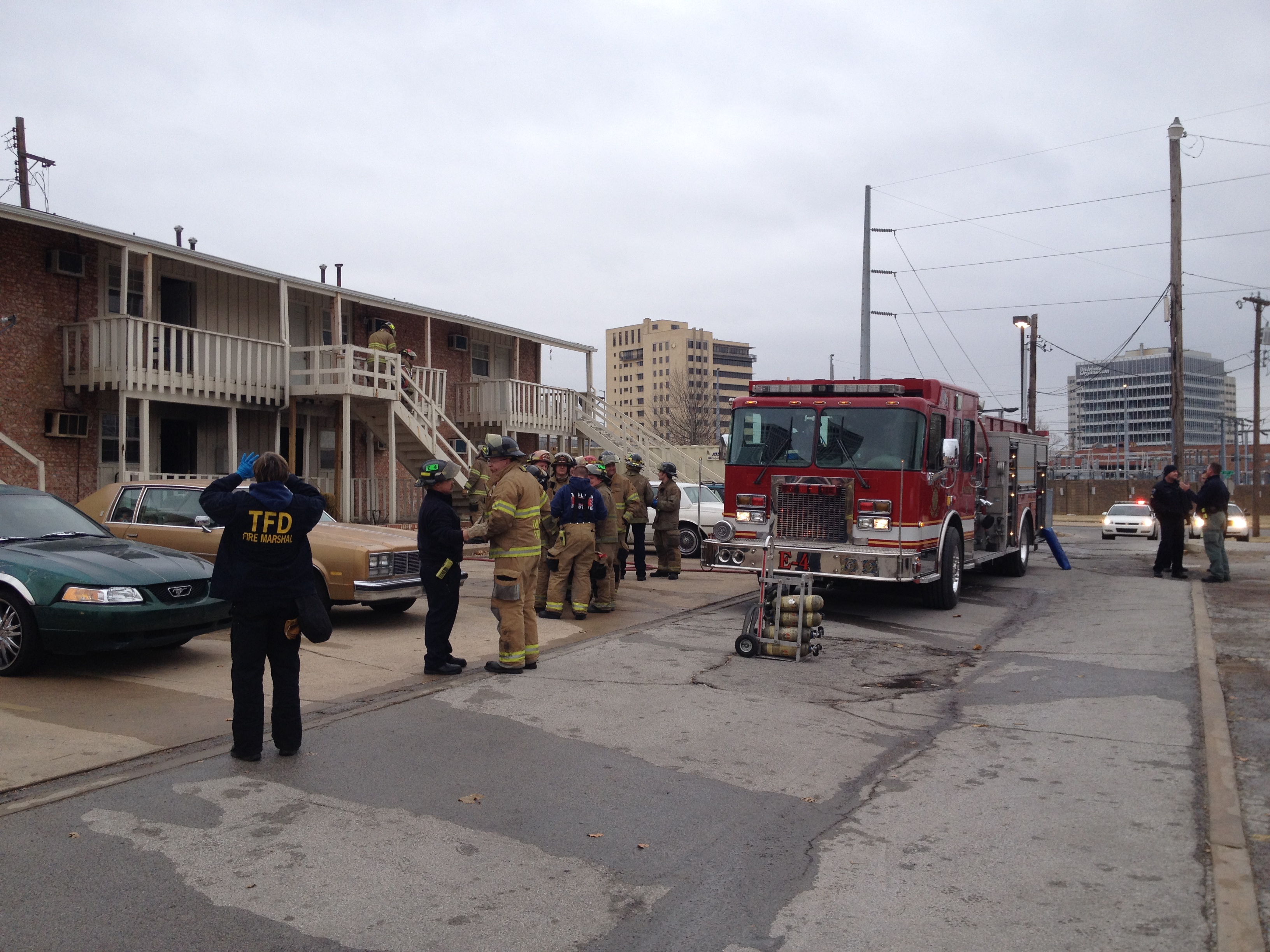 Man badly burned in downtown Tulsa apartment fire – 102.3 KRMG