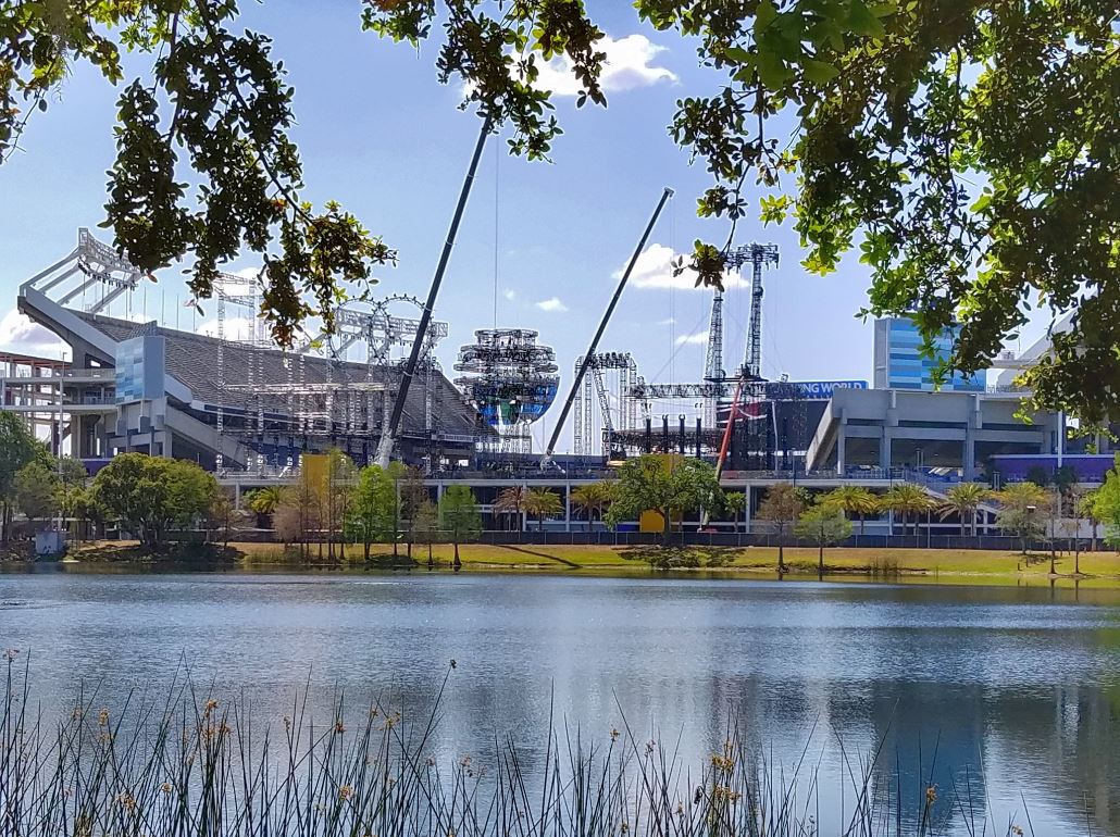 SEE - Wrestlemania set construction underway in Orlando – WDBO
