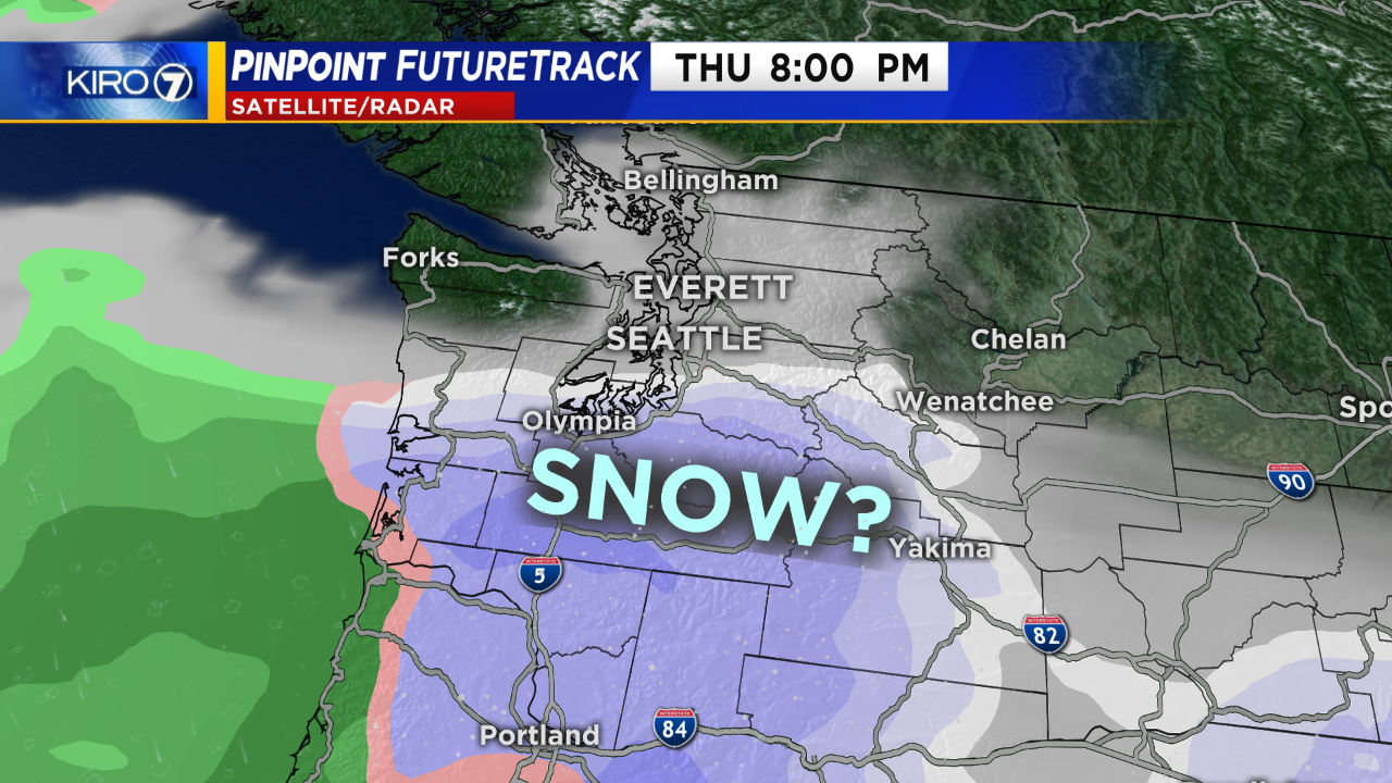 Wintry weather possible later this week – KIRO 7 News Seattle