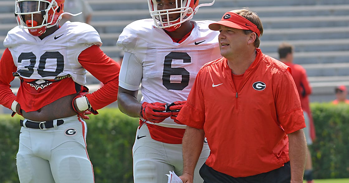 Georgia football practice report: Still no sign of tackle Isaiah Wynn ...