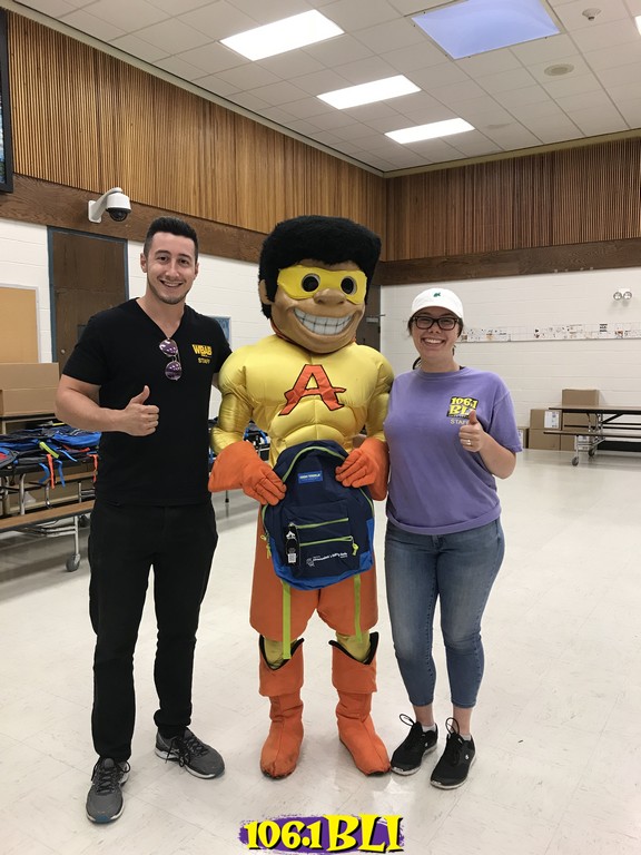 BLI & WBAB @ Adventureland School Supply Dropoff - Tangier Smith ...