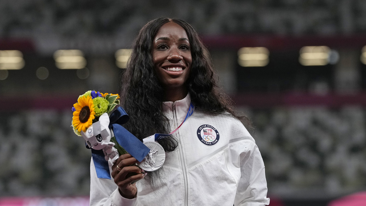 Photos: Kendra 'Keni' Harrison wins silver in 100-meter hurdles at ...