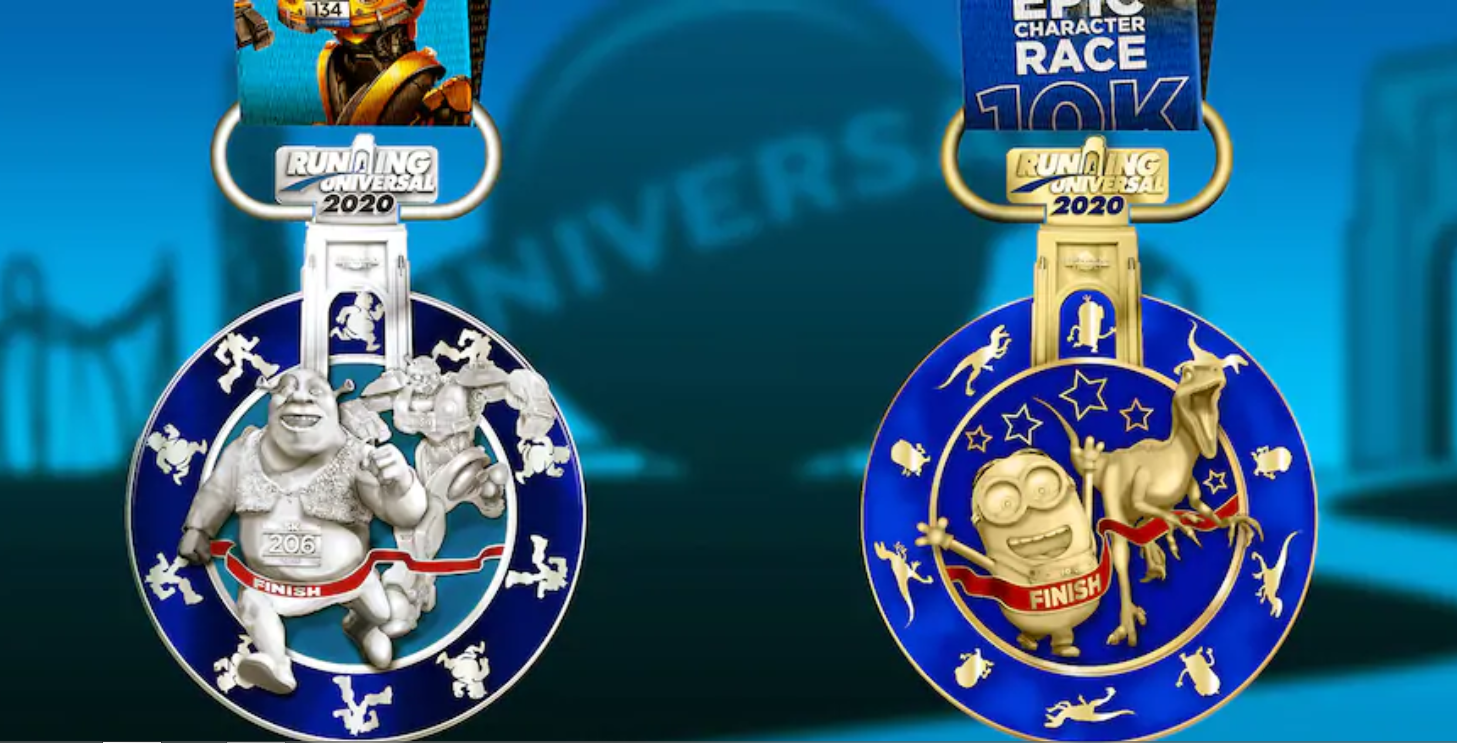 Universal Orlando reveals medals for their inaugural Epic Character run ...