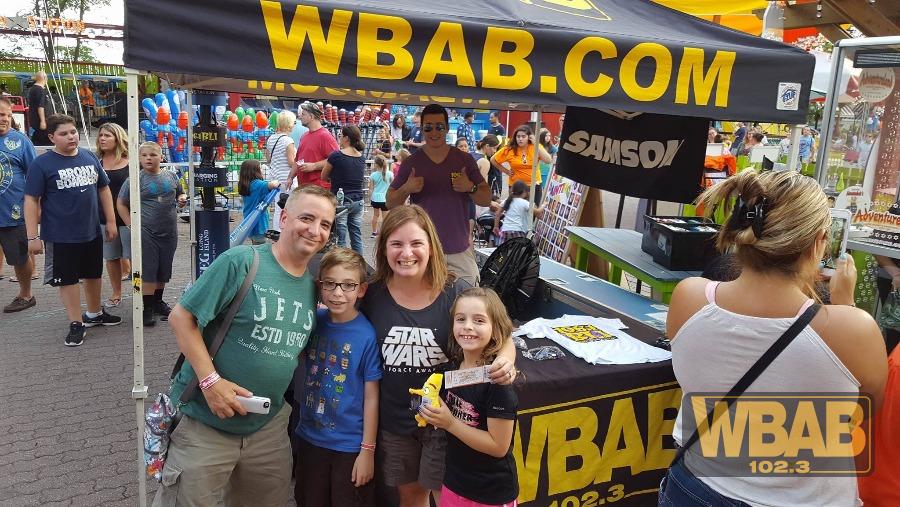 WBAB @ Adventureland 9/2 – 102.3 WBAB