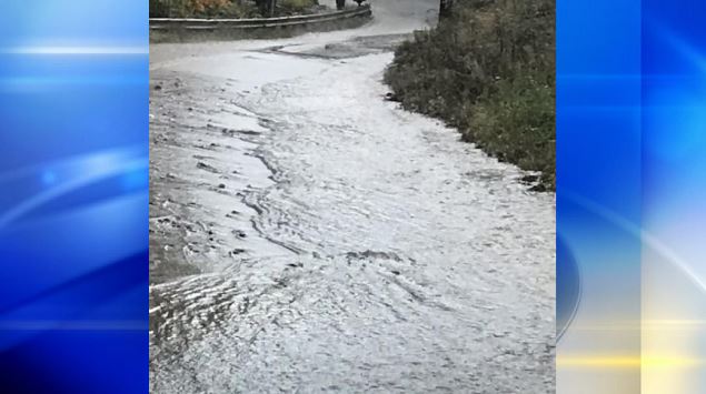 Water main break causes road closure in Shaler Township – WPXI