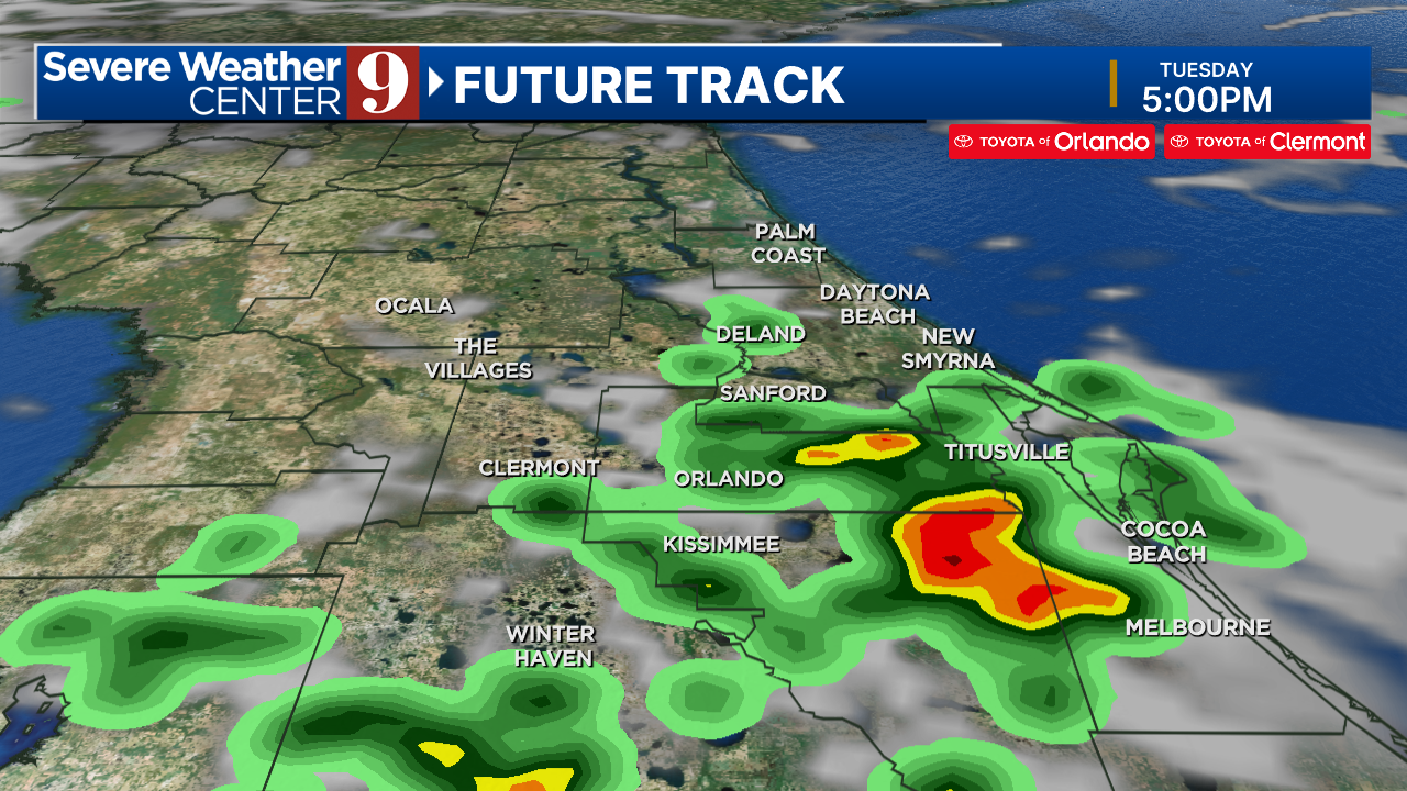 Weather Map Of Orlando Florida