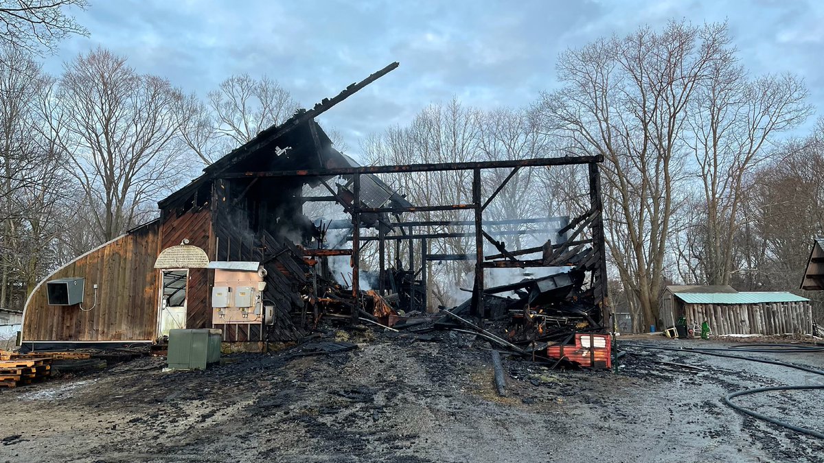 Fire at Natick farm destroys barn, kills 3 pigs – Boston 25 News