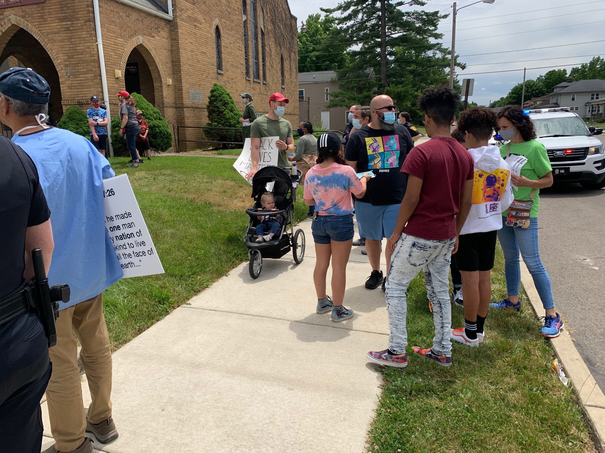PHOTOS: Protesters gather in Springfield – WHIO TV 7 and WHIO Radio