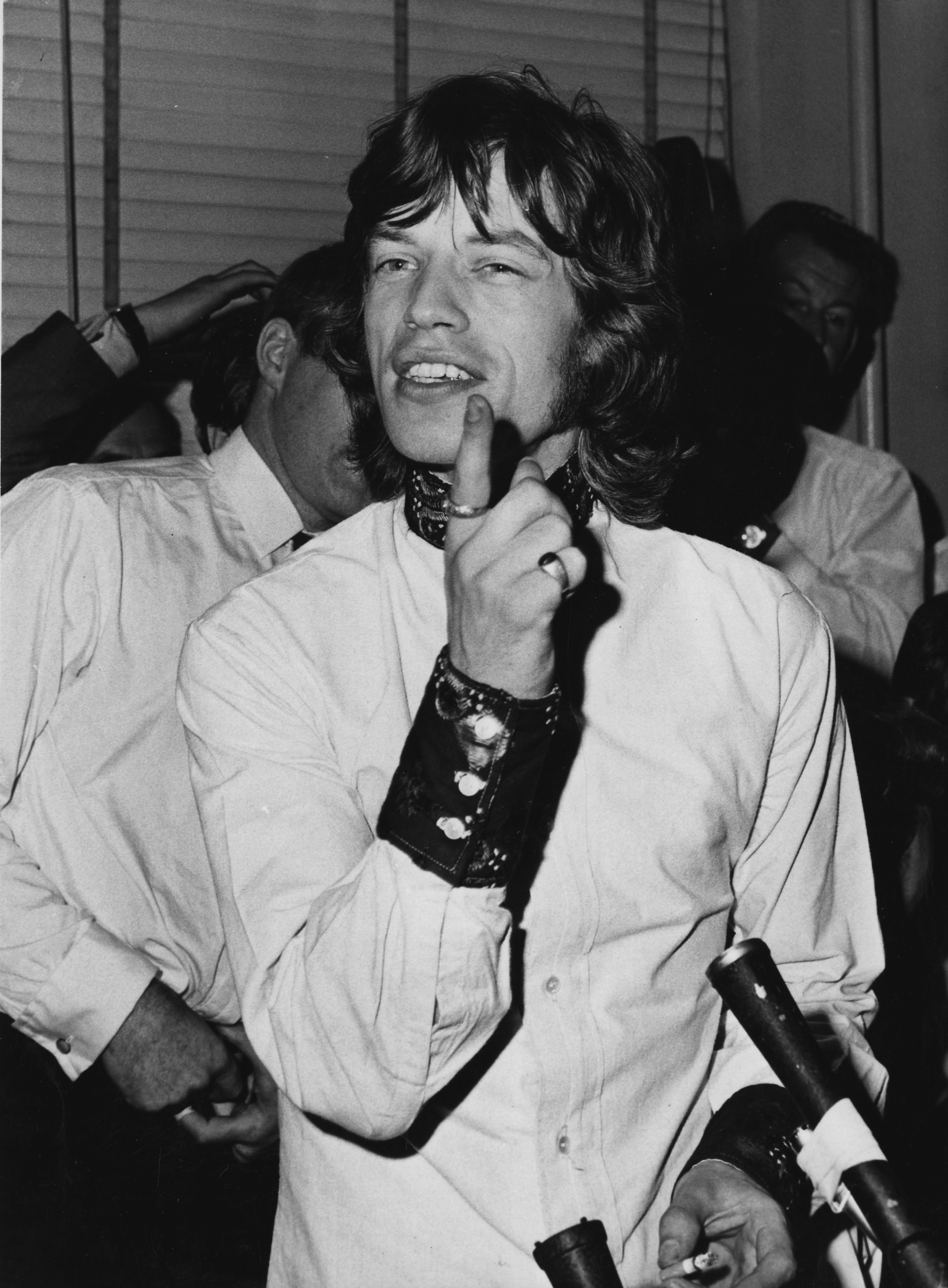 Mick Jagger Young Smiling