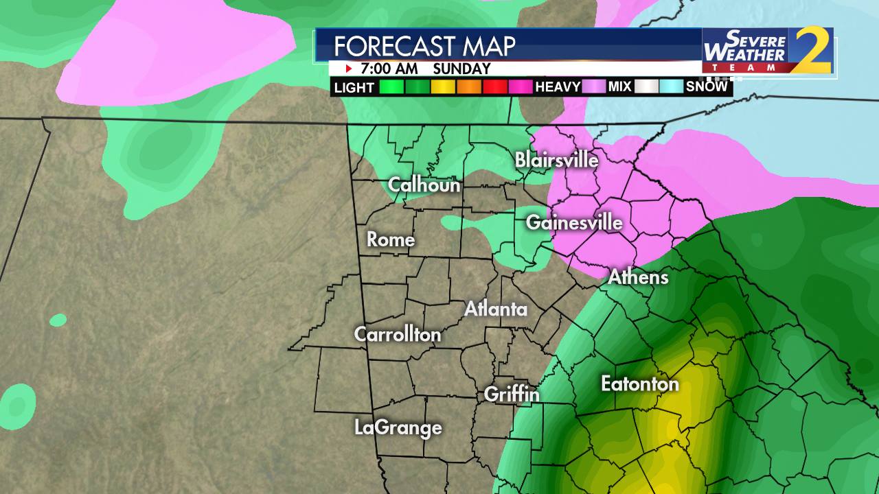 Wintry mix possible for Athens, NE Ga – WGAU
