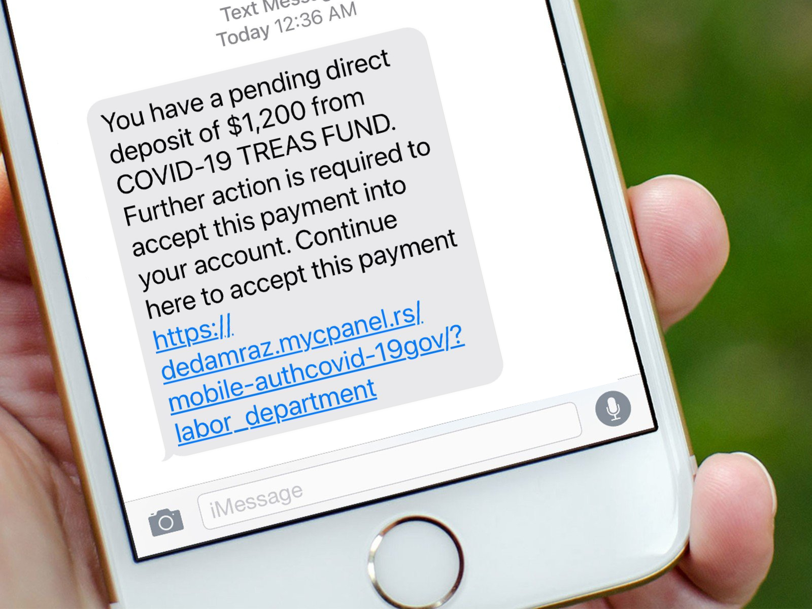 Here’s what to do if the ‘IRS’ texts you about a $1,200 ‘stimulus check ...
