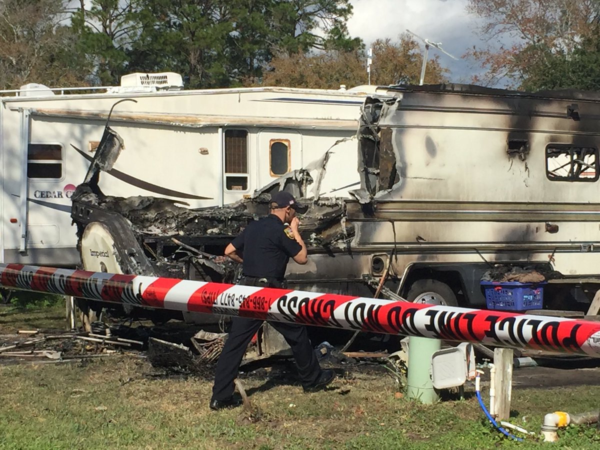 JSO investigating RV fire and possible meth lab – 104.5 WOKV