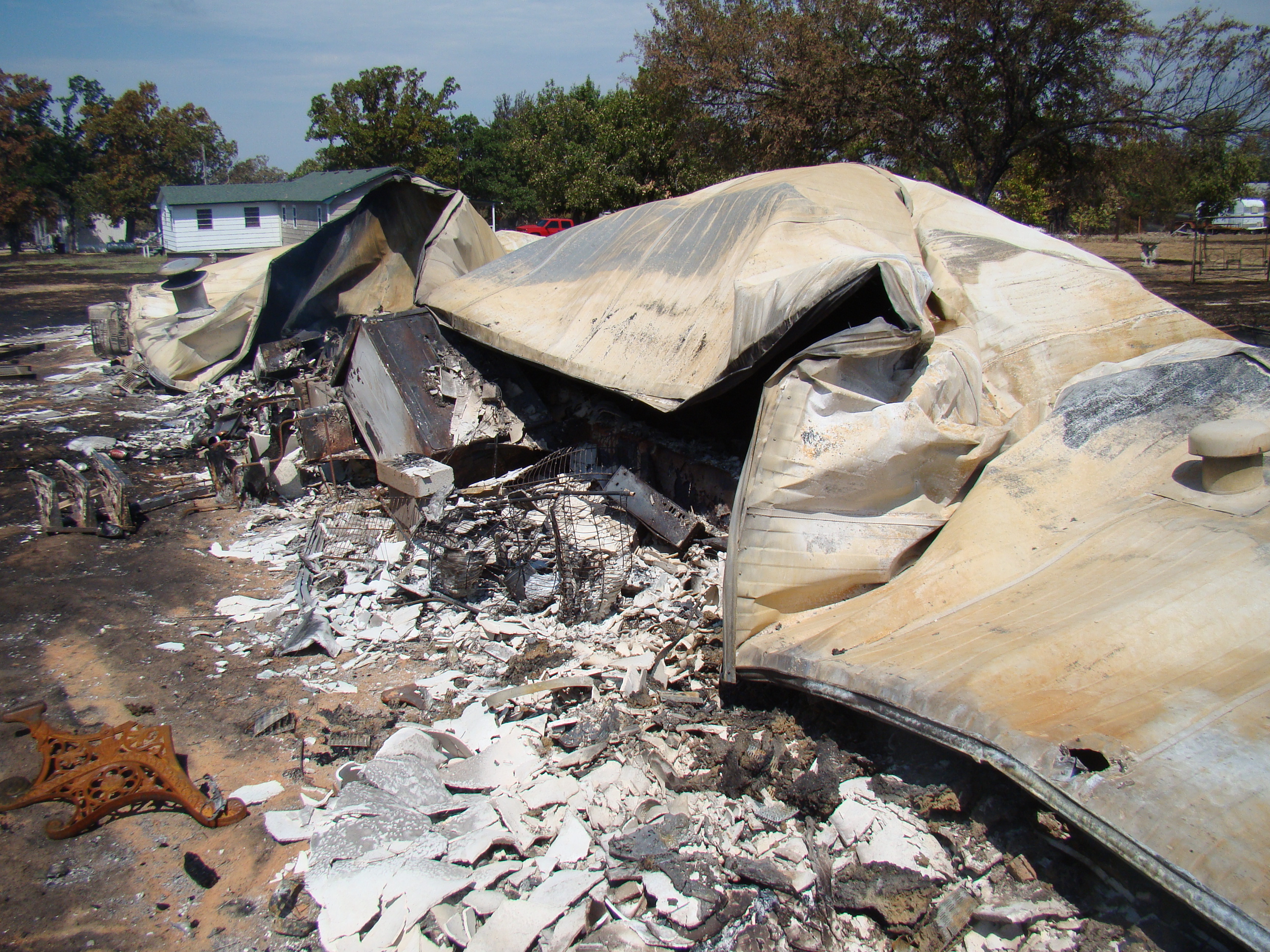 Authorities look for the origin of the devastating Creek County fire ...