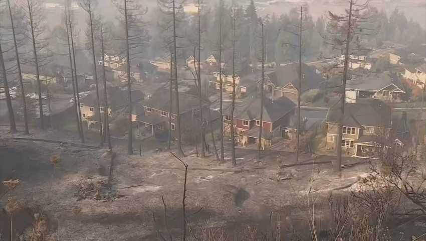 Sumner Grade Fire 50% contained