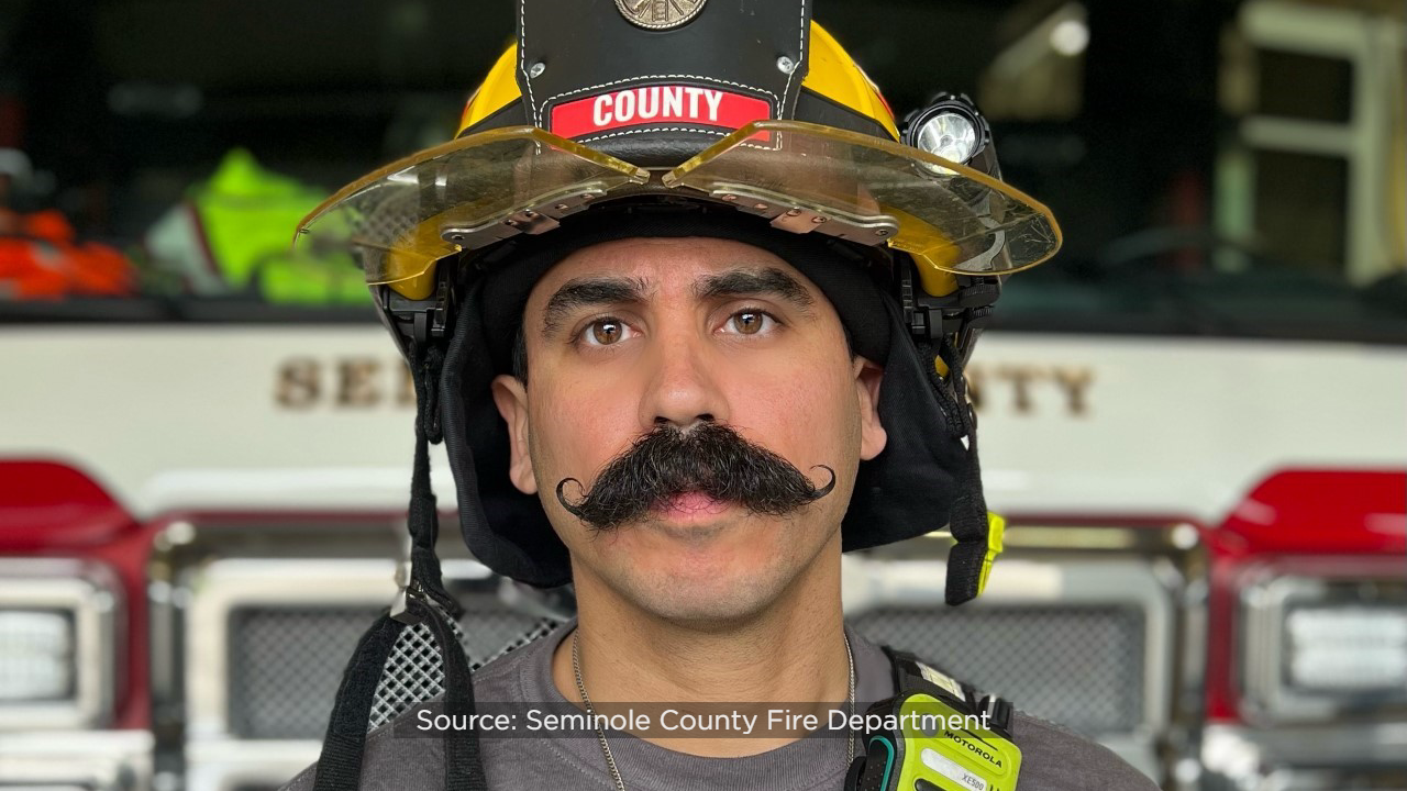 Hot Firefighters With Mustaches