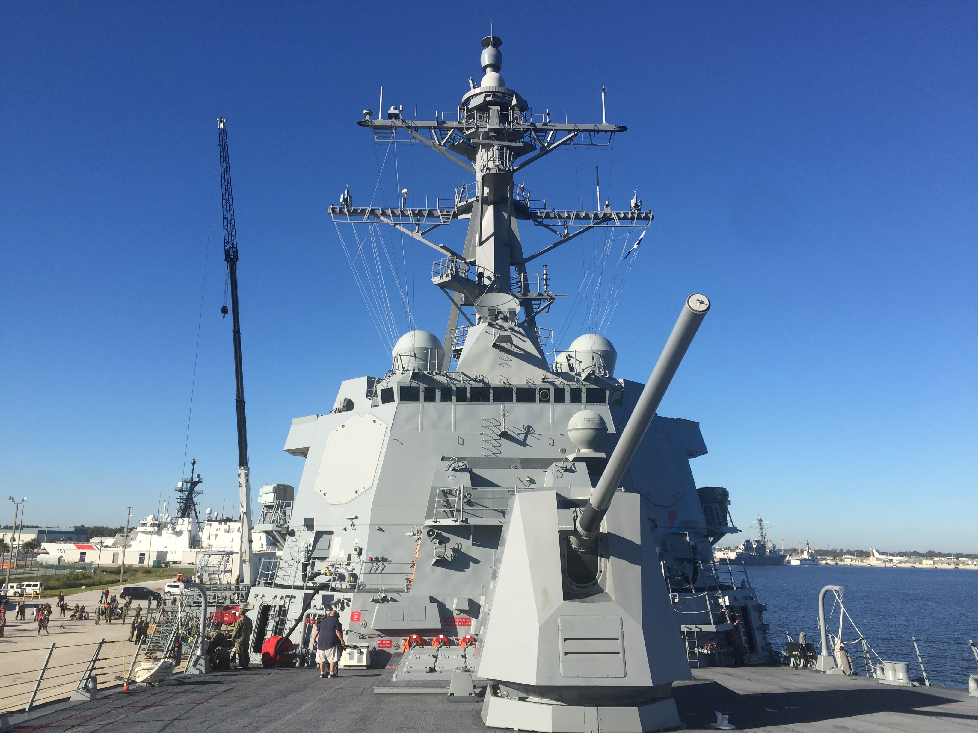 GALLERY: Future USS Thomas Hudner visits Naval Station Mayport – 104.5 WOKV