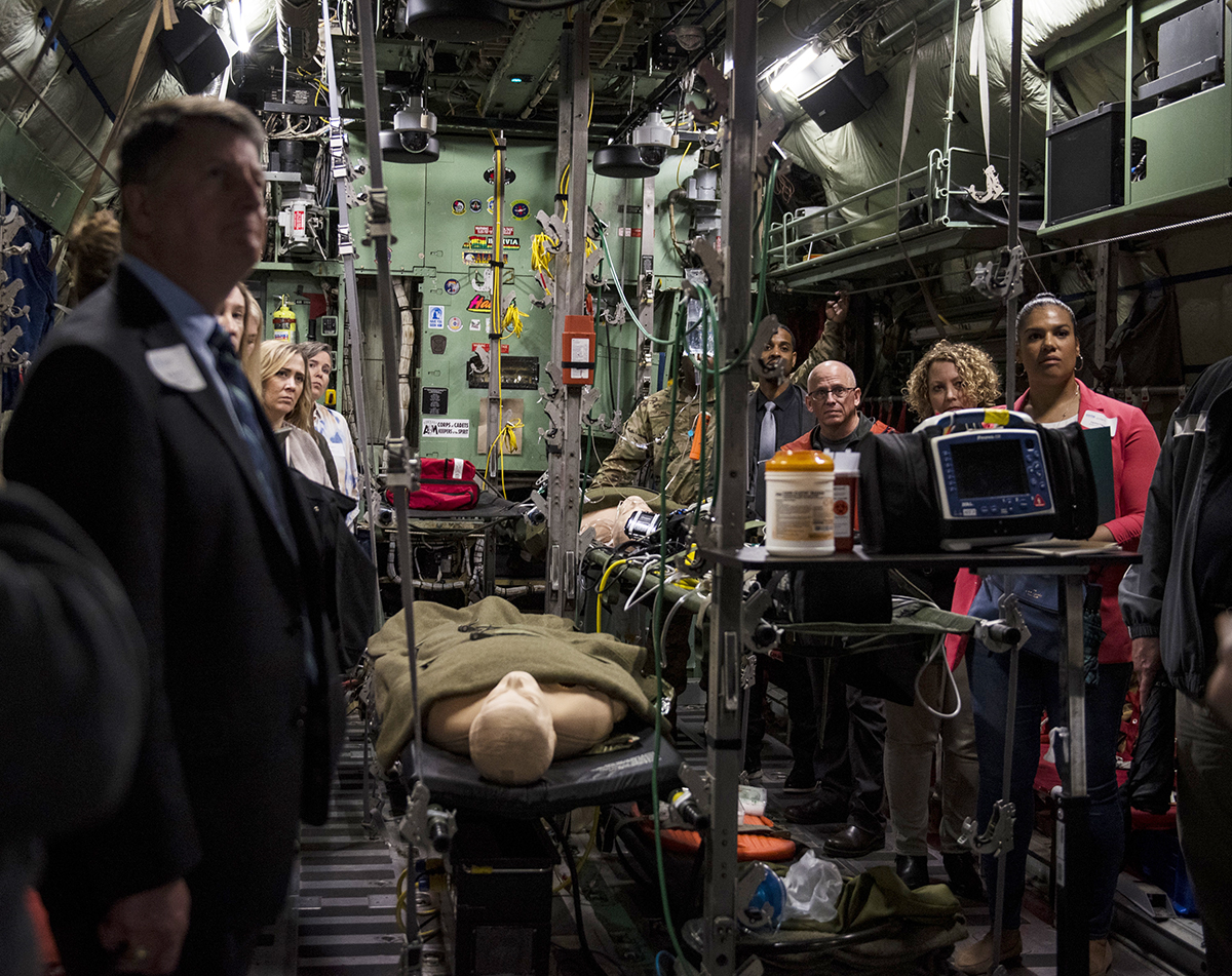 Leadership Dayton class visits Wright-Patterson