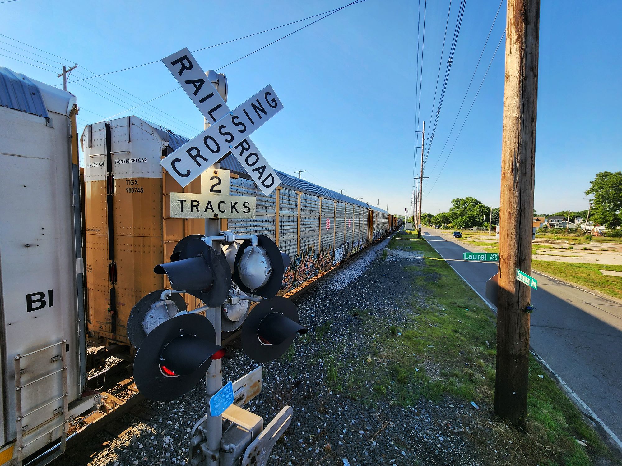 Railroad Crossing Train