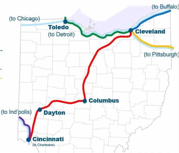 Dayton backs Amtrak proposal for expanded train service in Ohio