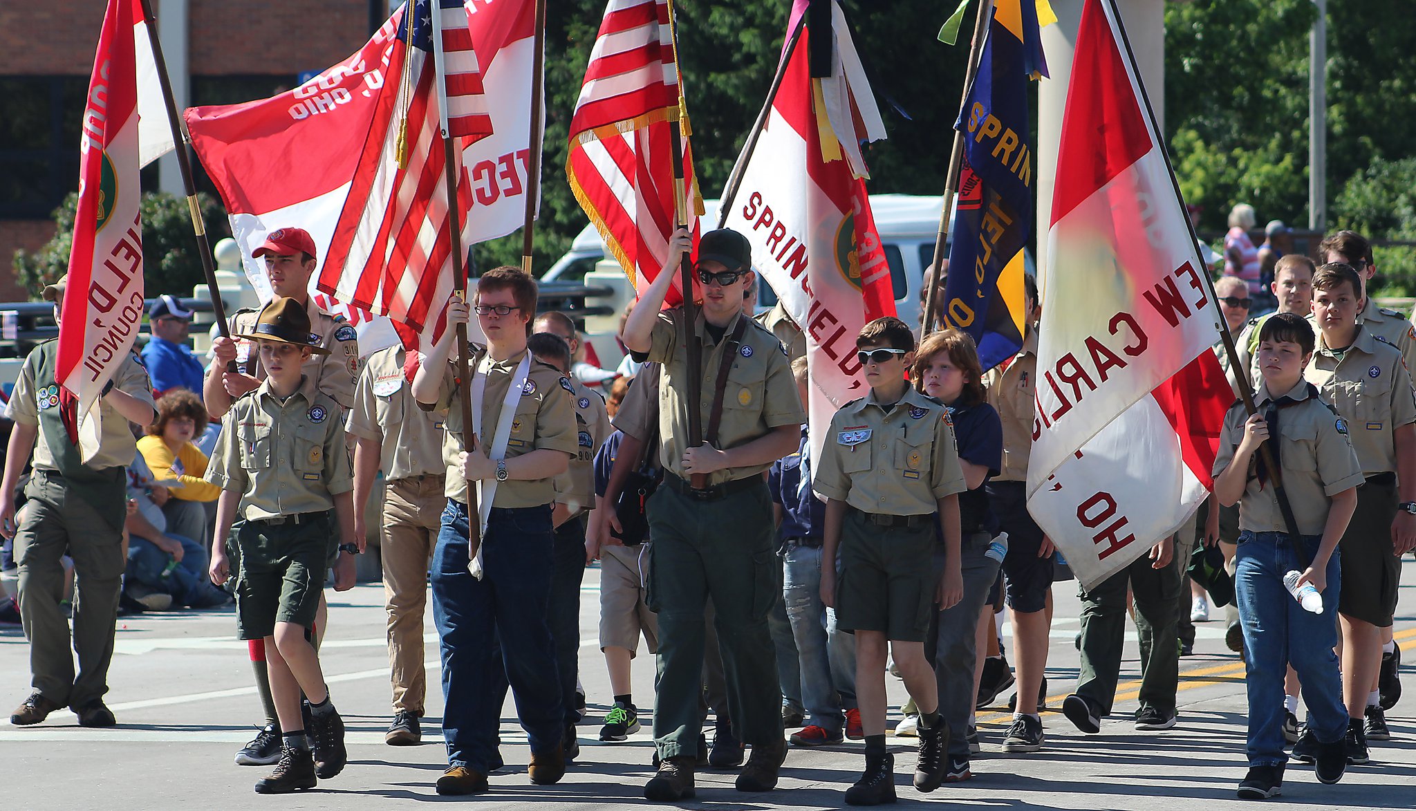 Boy Scout Flag Parage