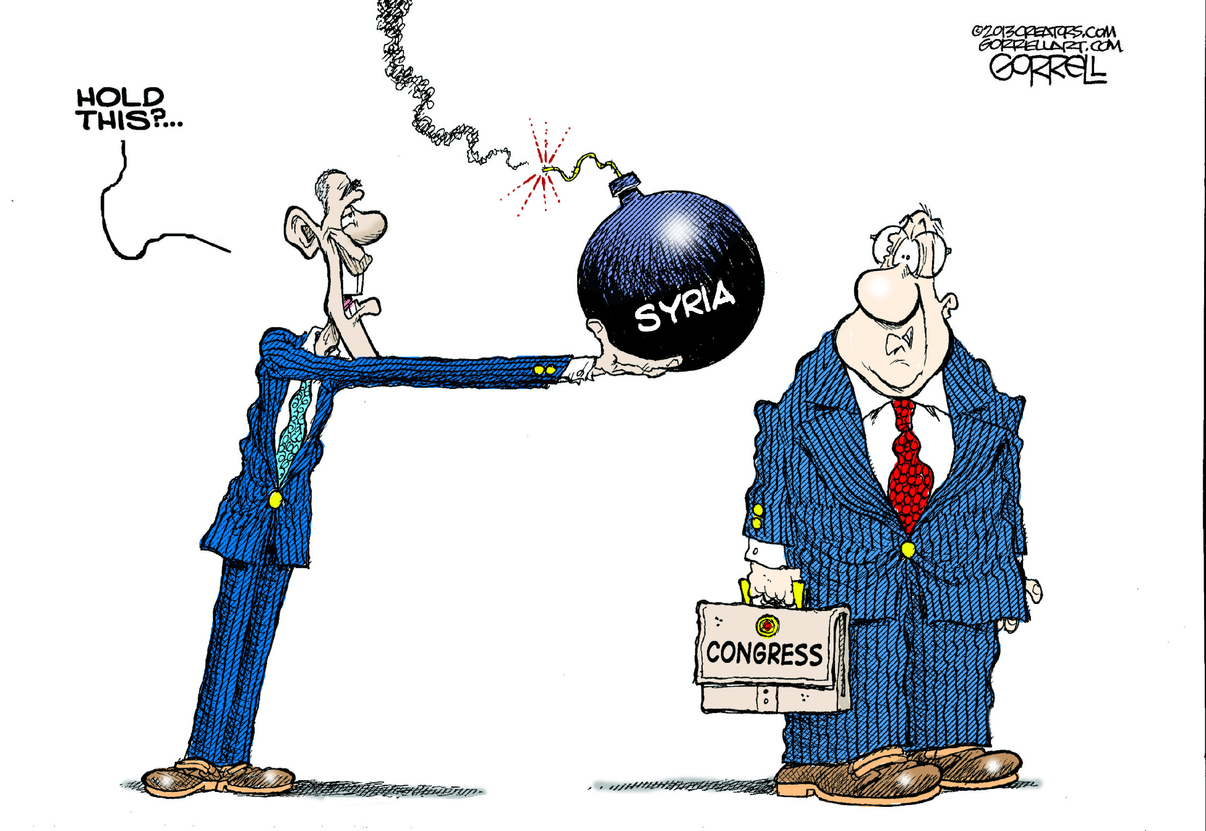 Obama Syria Cartoon
