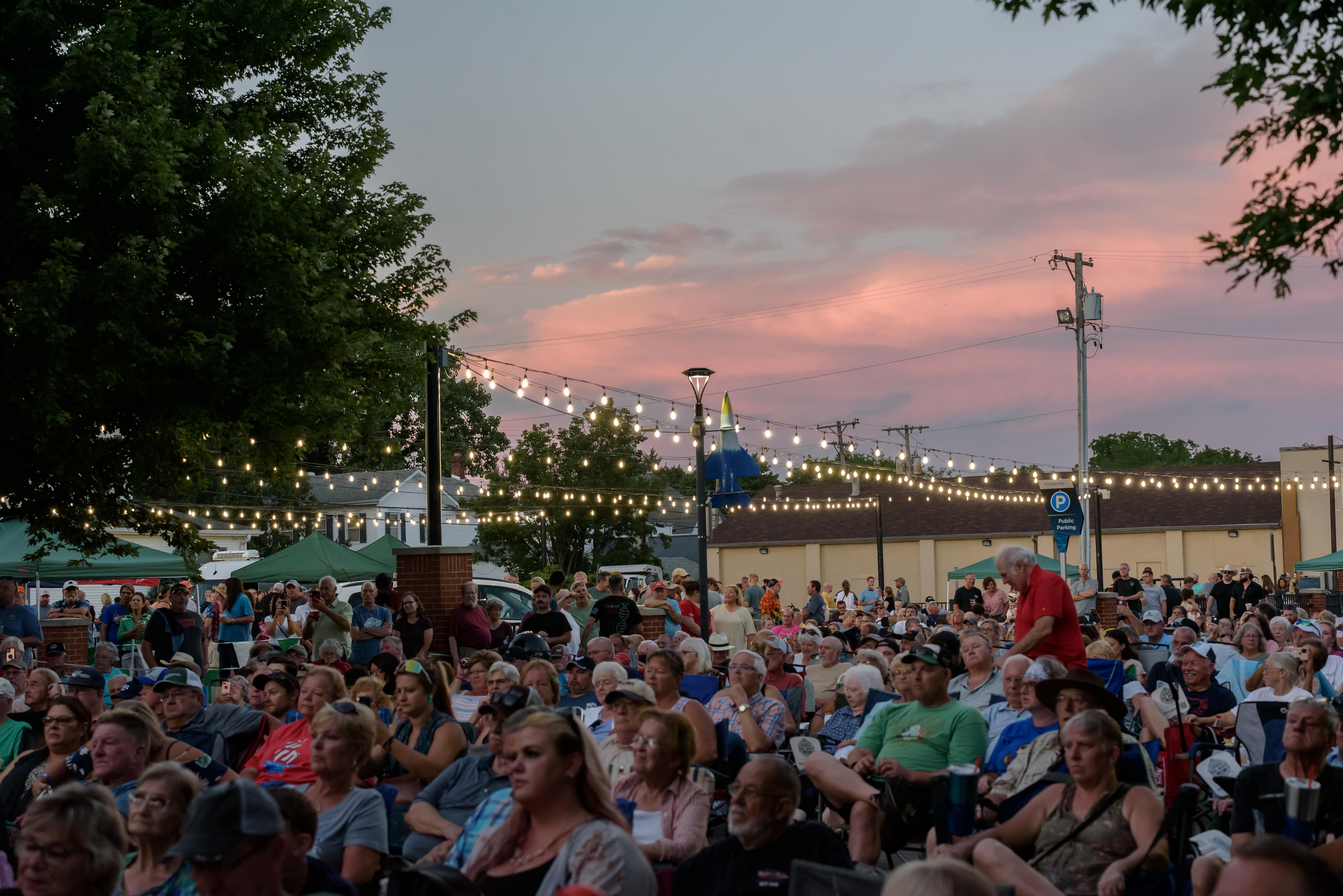 Outdoor Concert Crowd