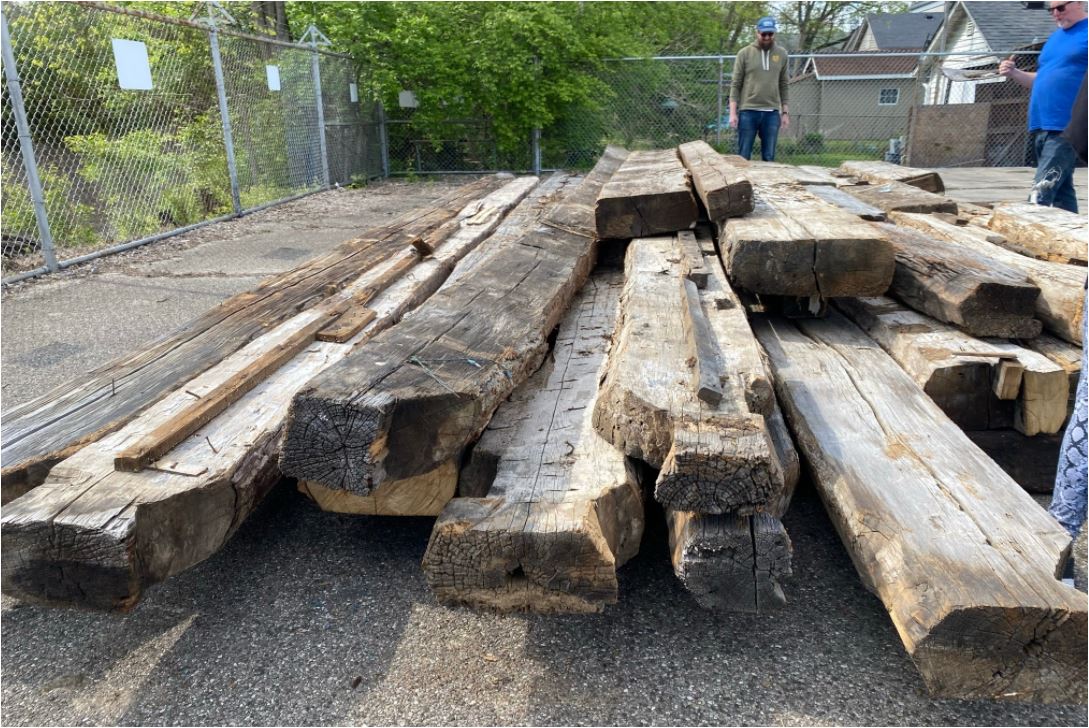 Logs from historic Hamilton cabin forced into demolition available for ...