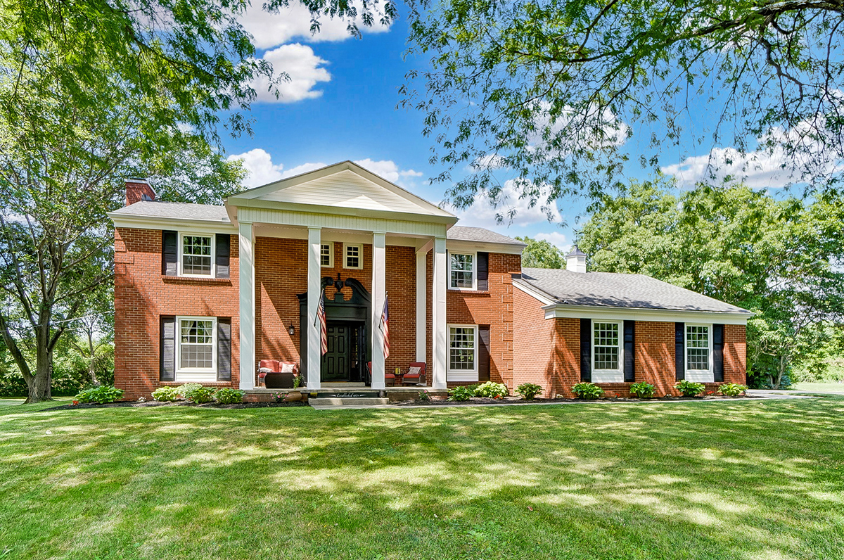 2 Story Brick Colonials Stunning 2 Story Colonial Home Design From