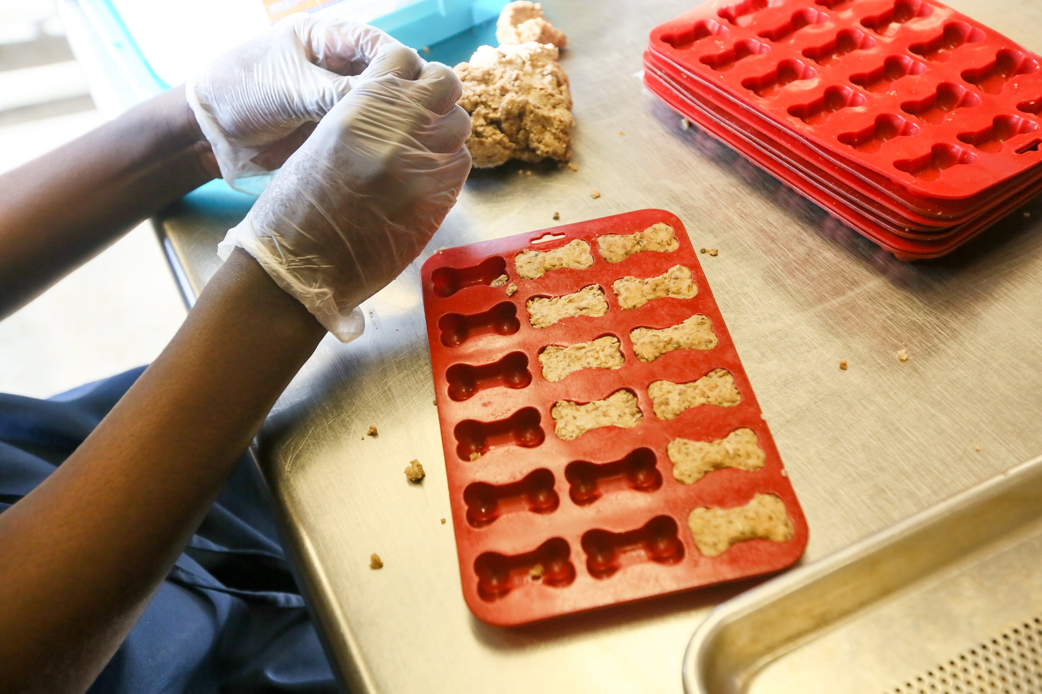 Butler County students make dog treats from used beer hops