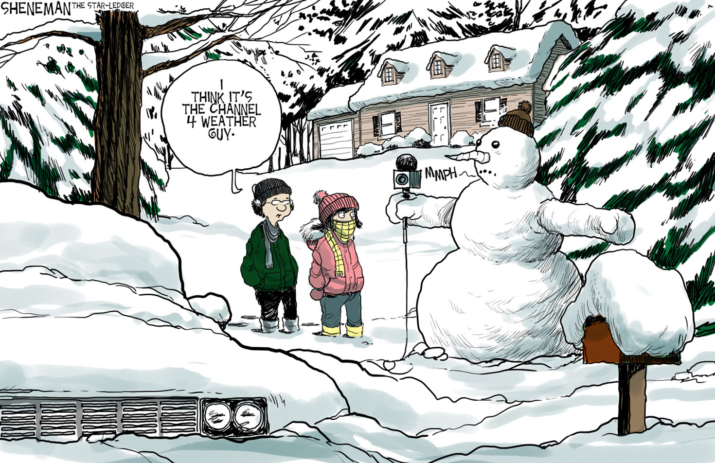 Funny Snow Storm Cartoons