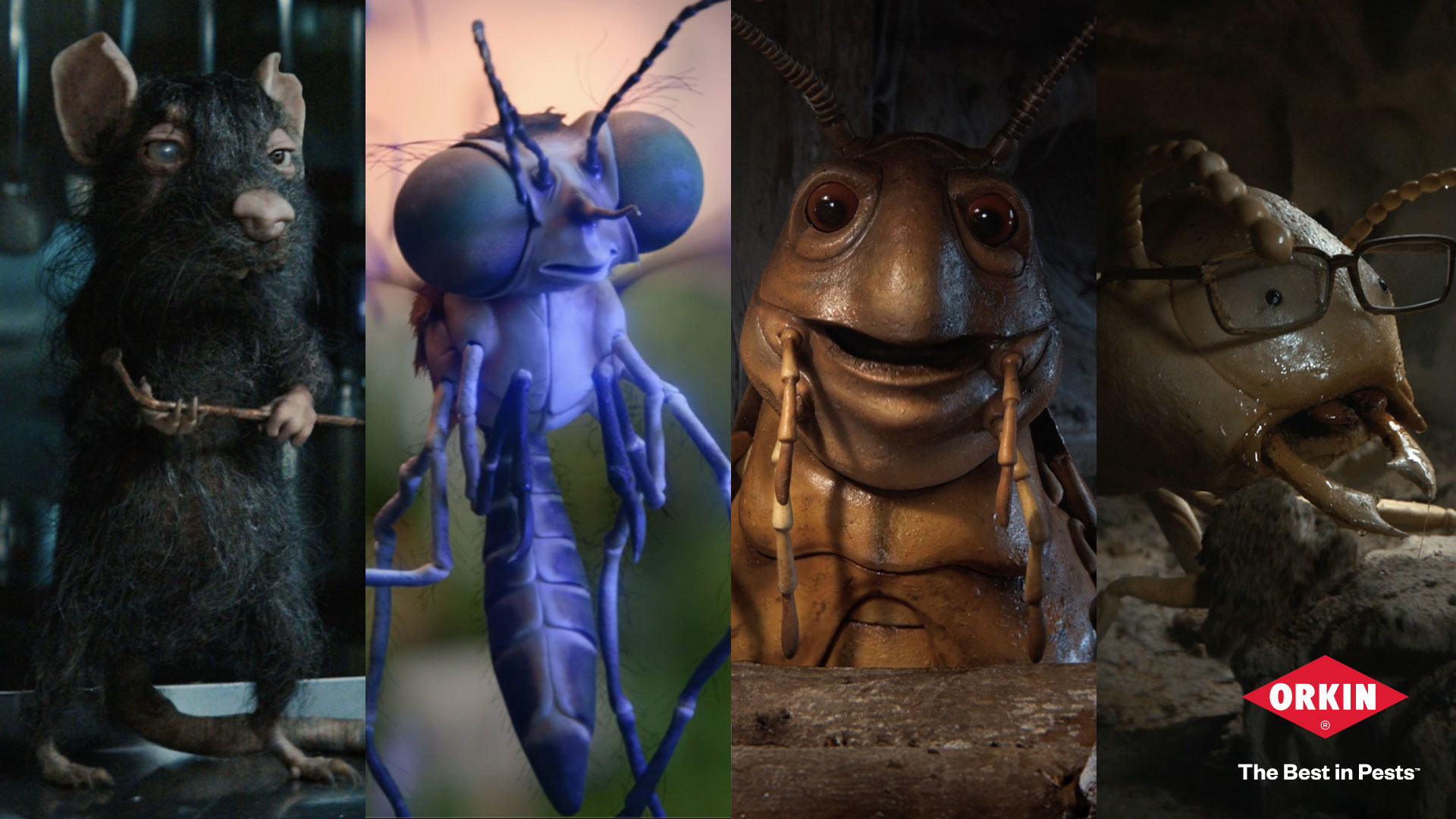 Orkin brings pests to life as handcrafted puppets in DDB’s new campaign ...