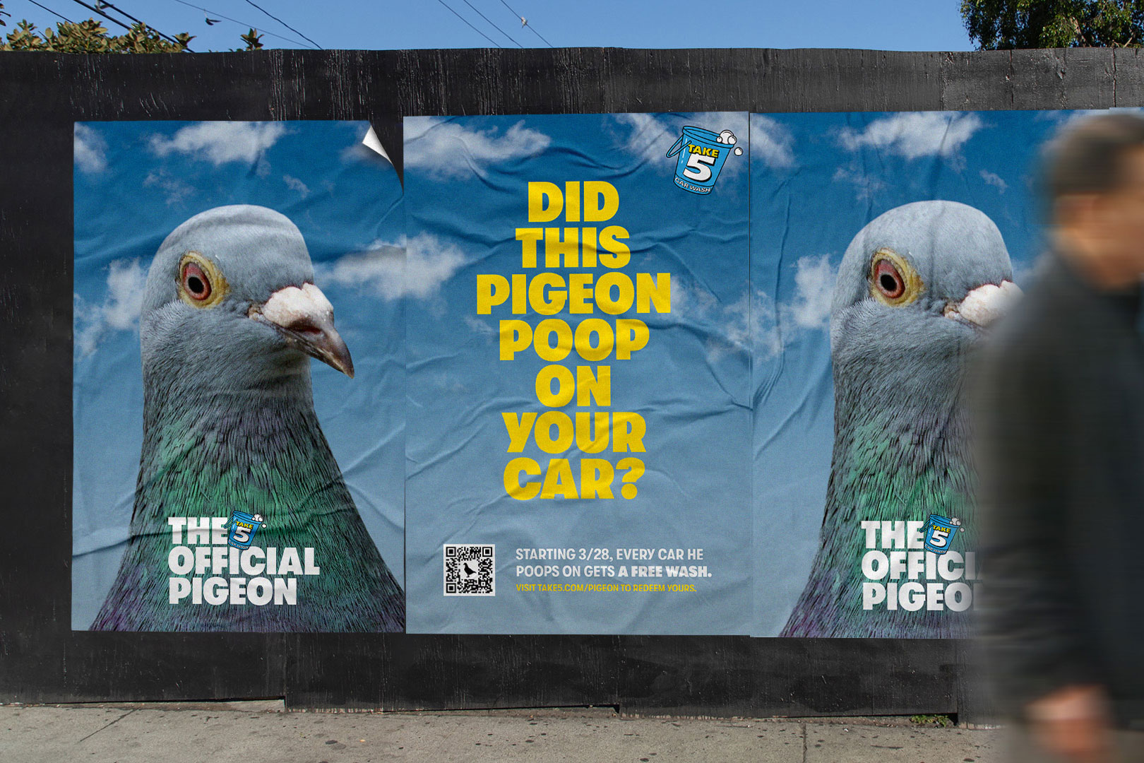 Take 5 is giving free washes to cars that are pooped on by its ...