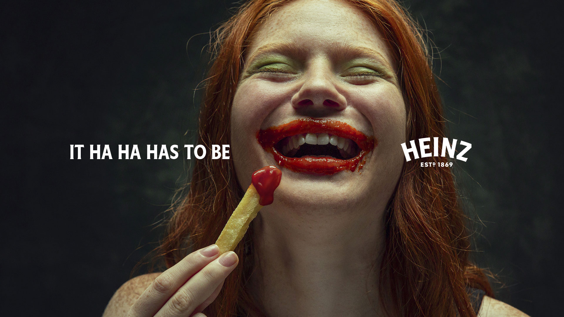 Heinz unveils ads with creepy, ketchup-y smiles for Halloween - Ad Age