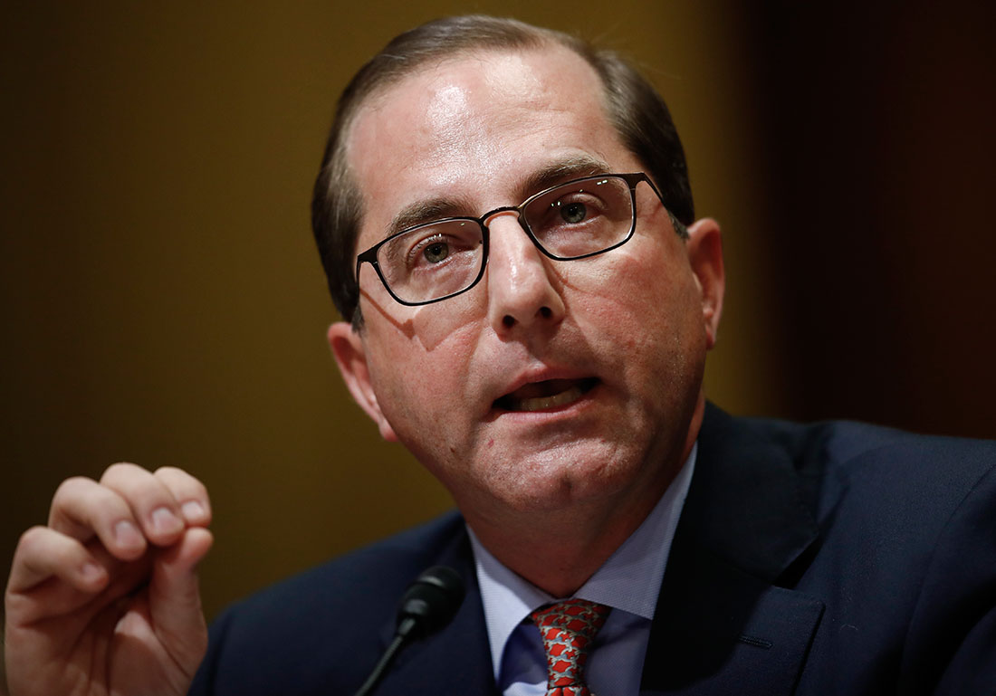 Alex Azar sworn in as HHS secretary - Modern Healthcare