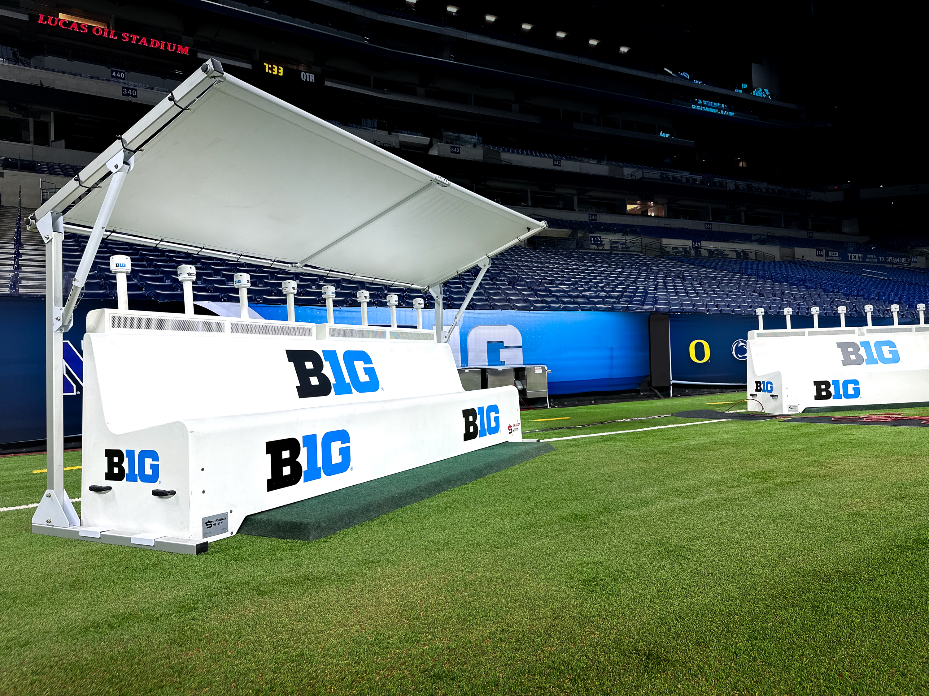 Dragon Seats providing visiting sideline benches for Big Ten - Crain's ...