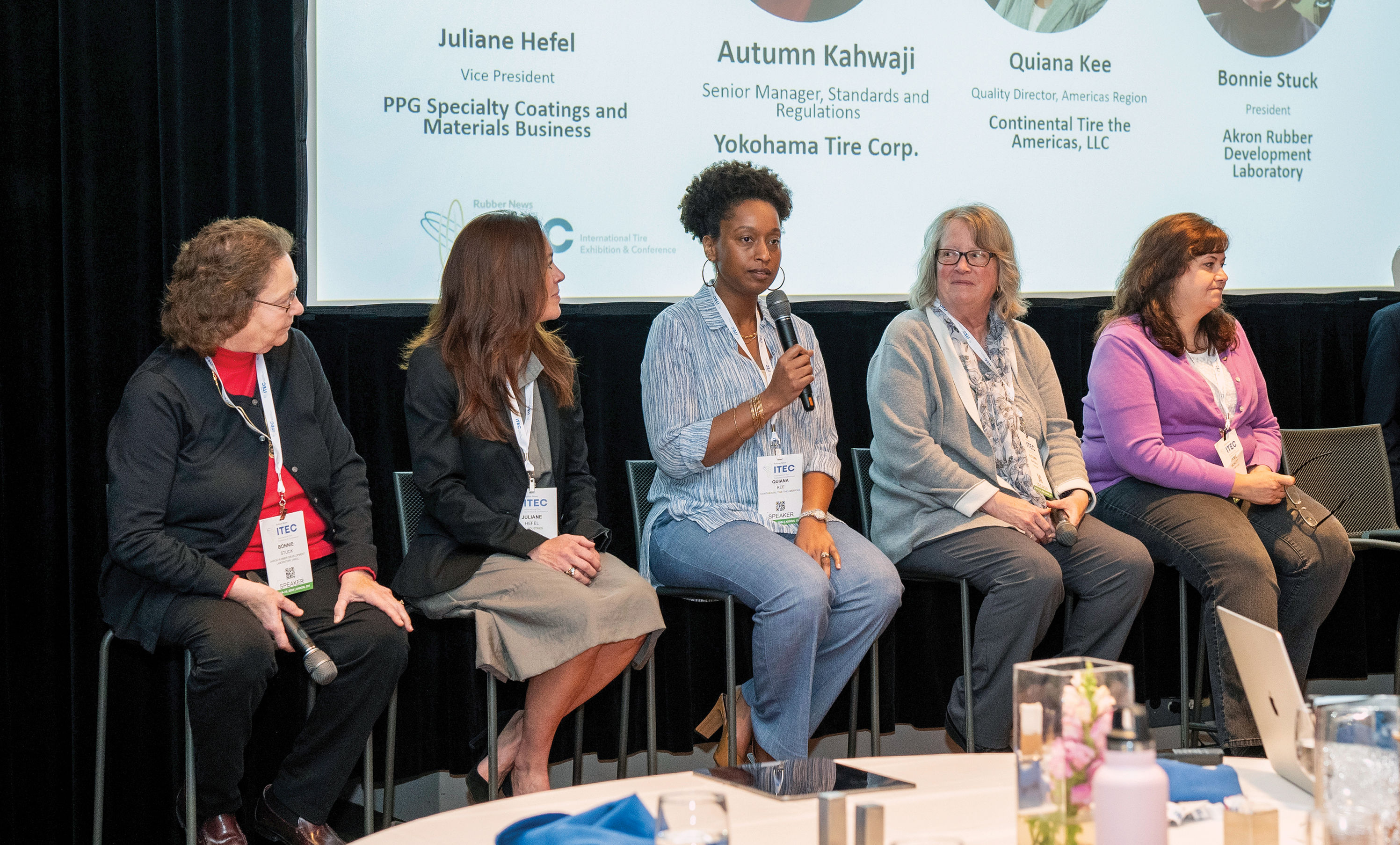 Panel speaks out about speaking up for women in rubber - Rubber News