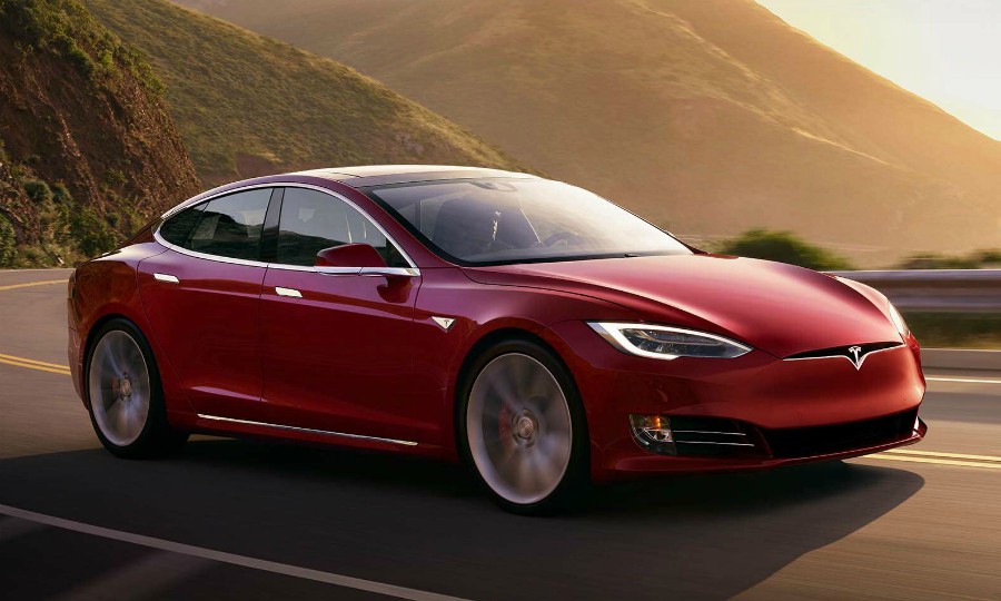 Luxury tesla cars store