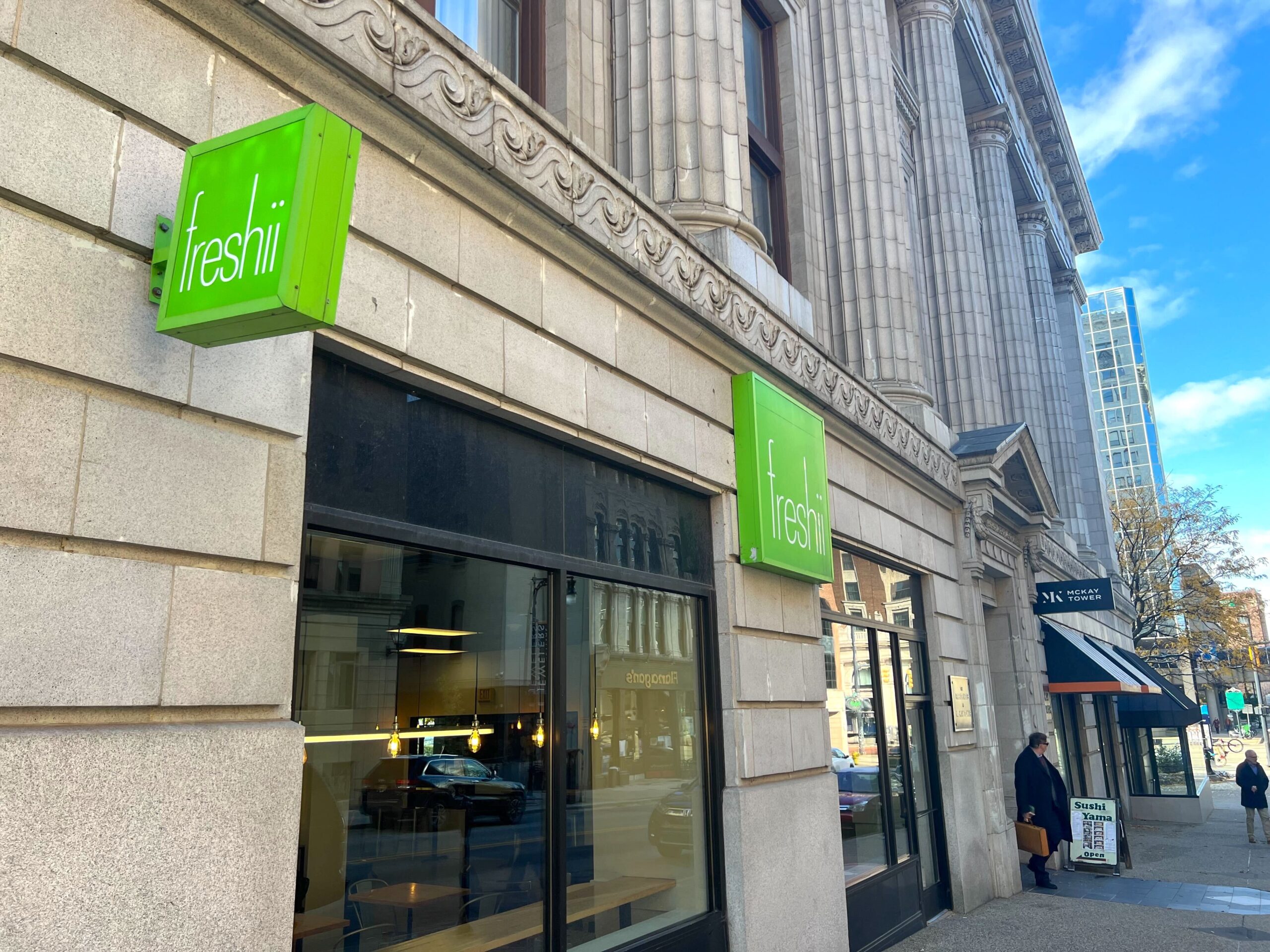 Poke Toki moving into former Freshii space in McKay Tower - Crain's ...
