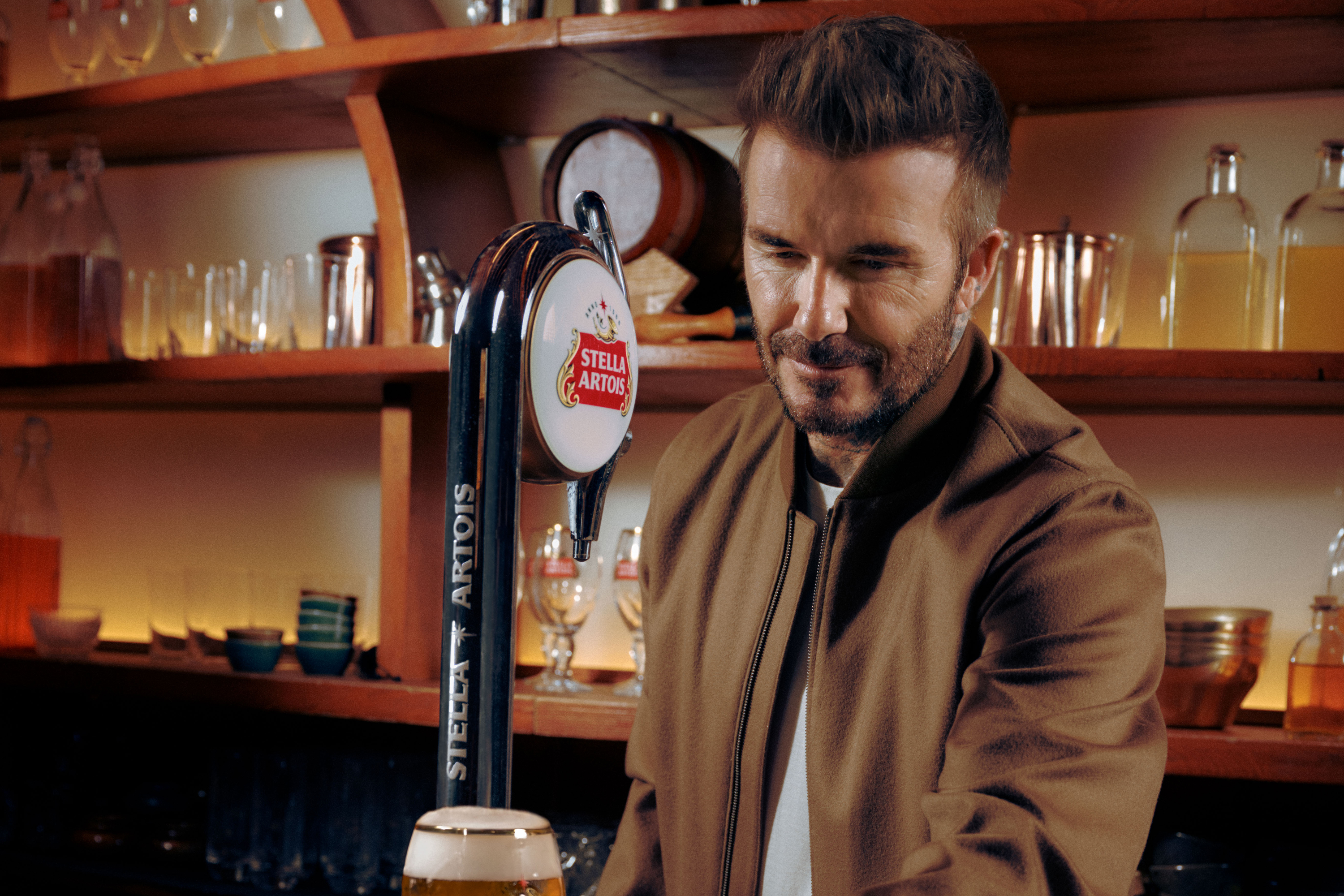 Stella Artois David Beckham commercial shows its premium positioning ...