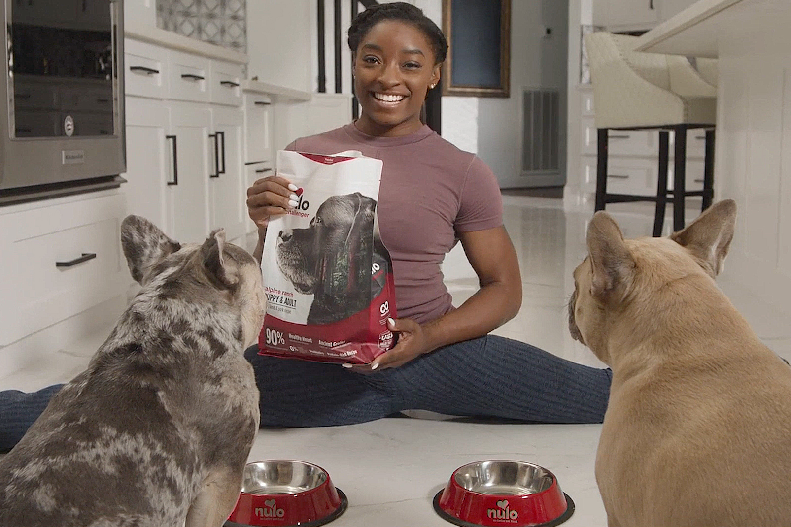 Watch Simone Biles star in ad for pet food brand Nulo - Ad Age