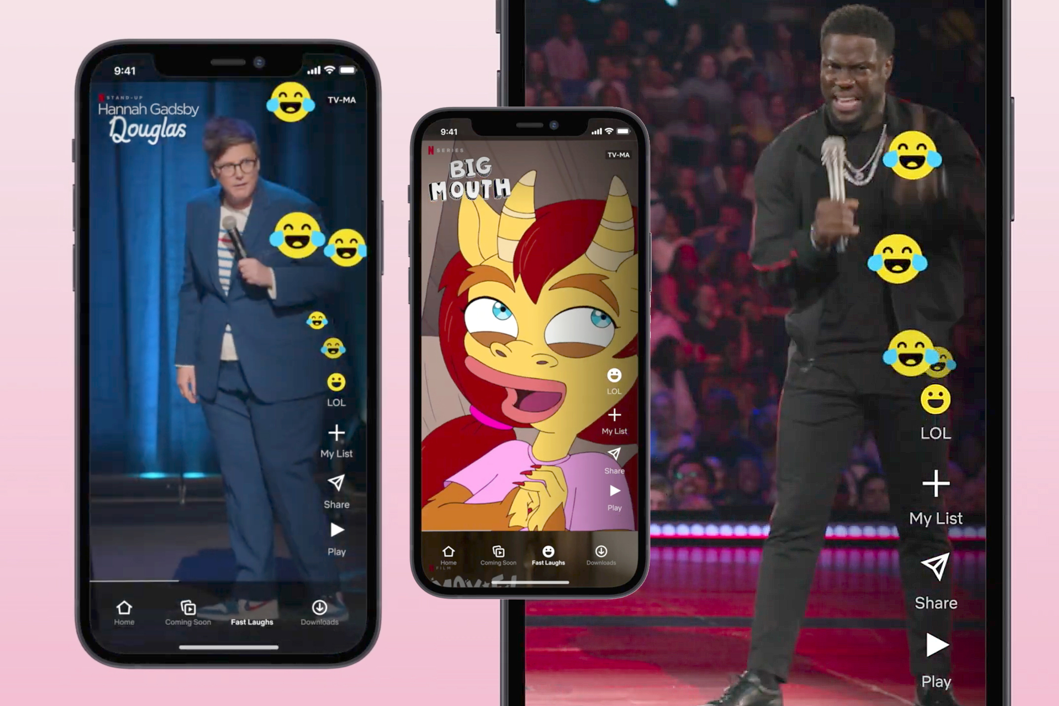 Netflix debuts TikTok-like clips feature, called ‘Fast Laughs’ - Ad Age